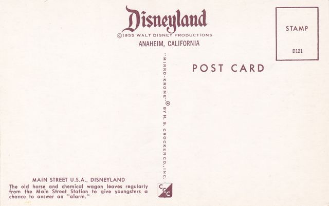 Disney Postcards