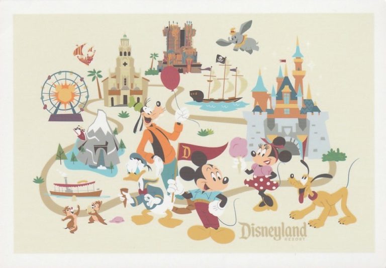 This card was found on a trip to Disneyland in early February, 2020 ...